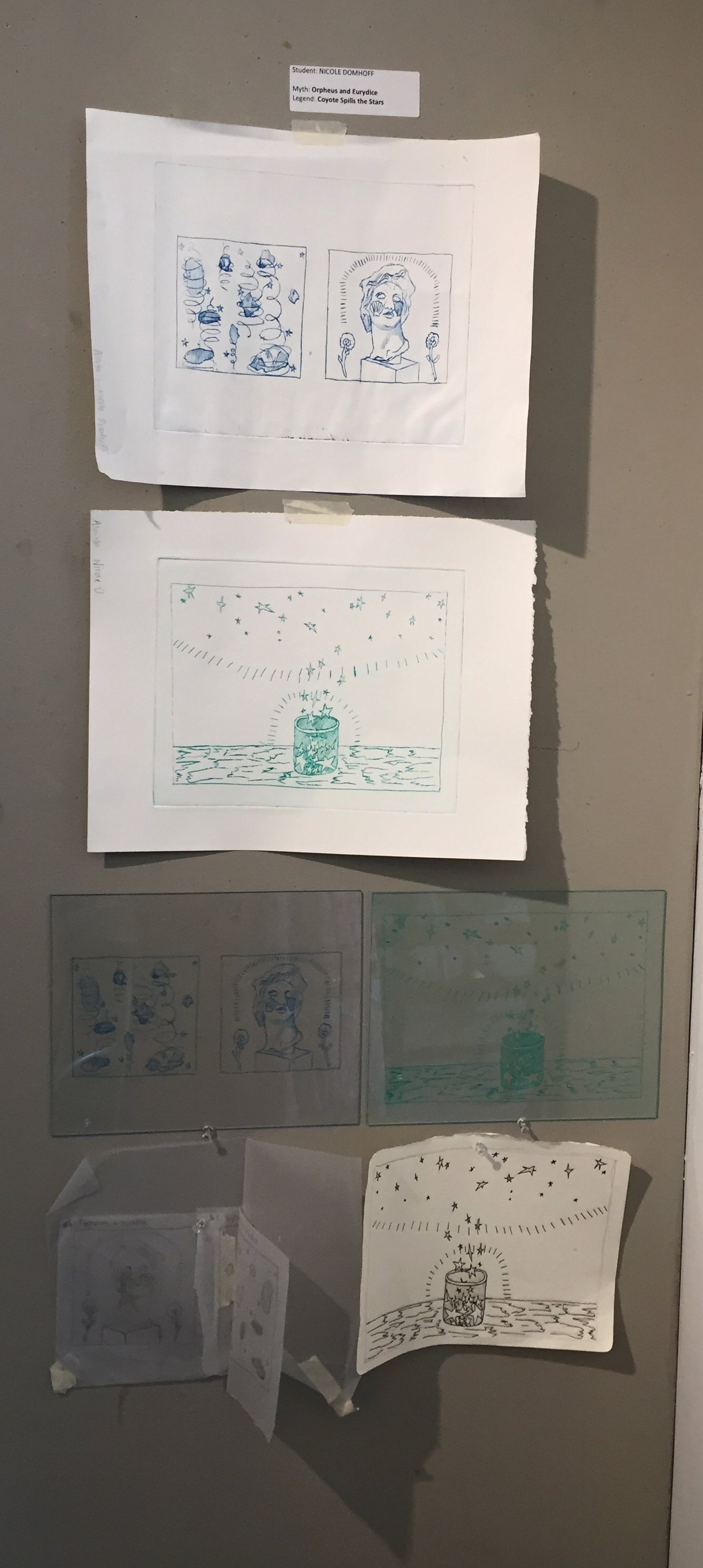 crit wall | Drawing Through The Making Center (Thursdays 12:10 – 2:40 pm)